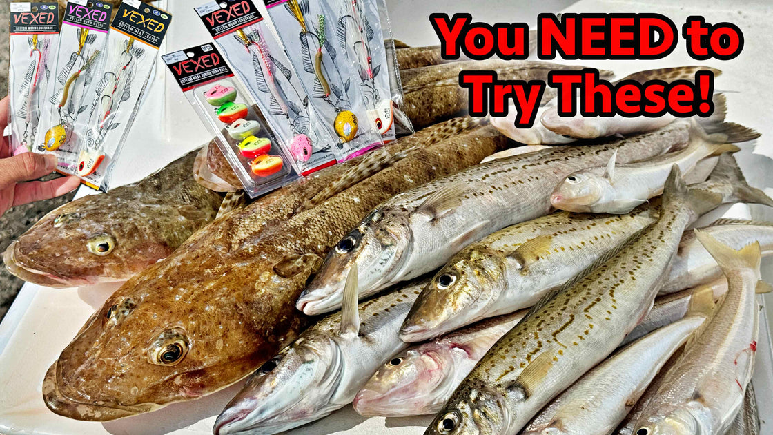 Try this if you want to catch MORE Whiting | VEXED MICRO MEATS in acti ...