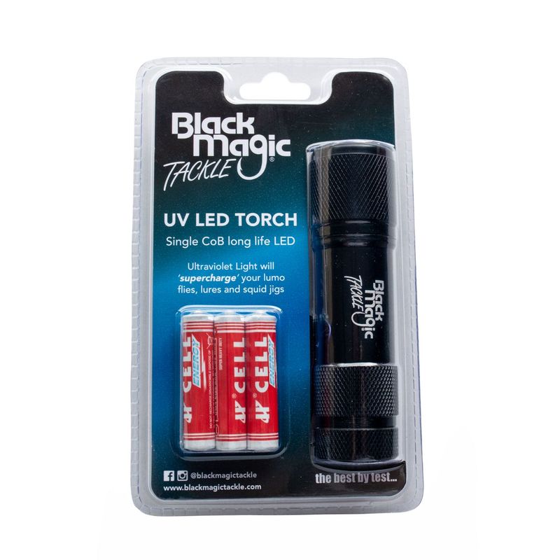 Black Magic UV Torch Single LED – TackleWest