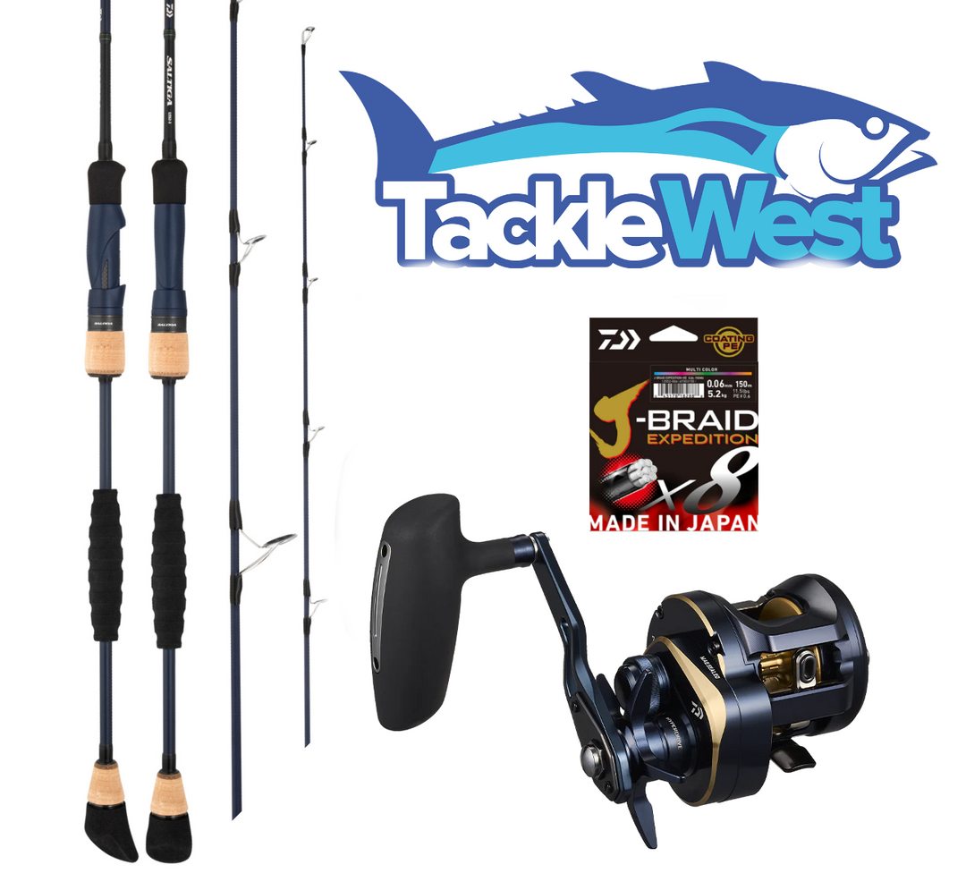 Spinning Reel Daiwa Saltiga Combo Daiwa Saltiga 300 SJ Jigging Combo ...