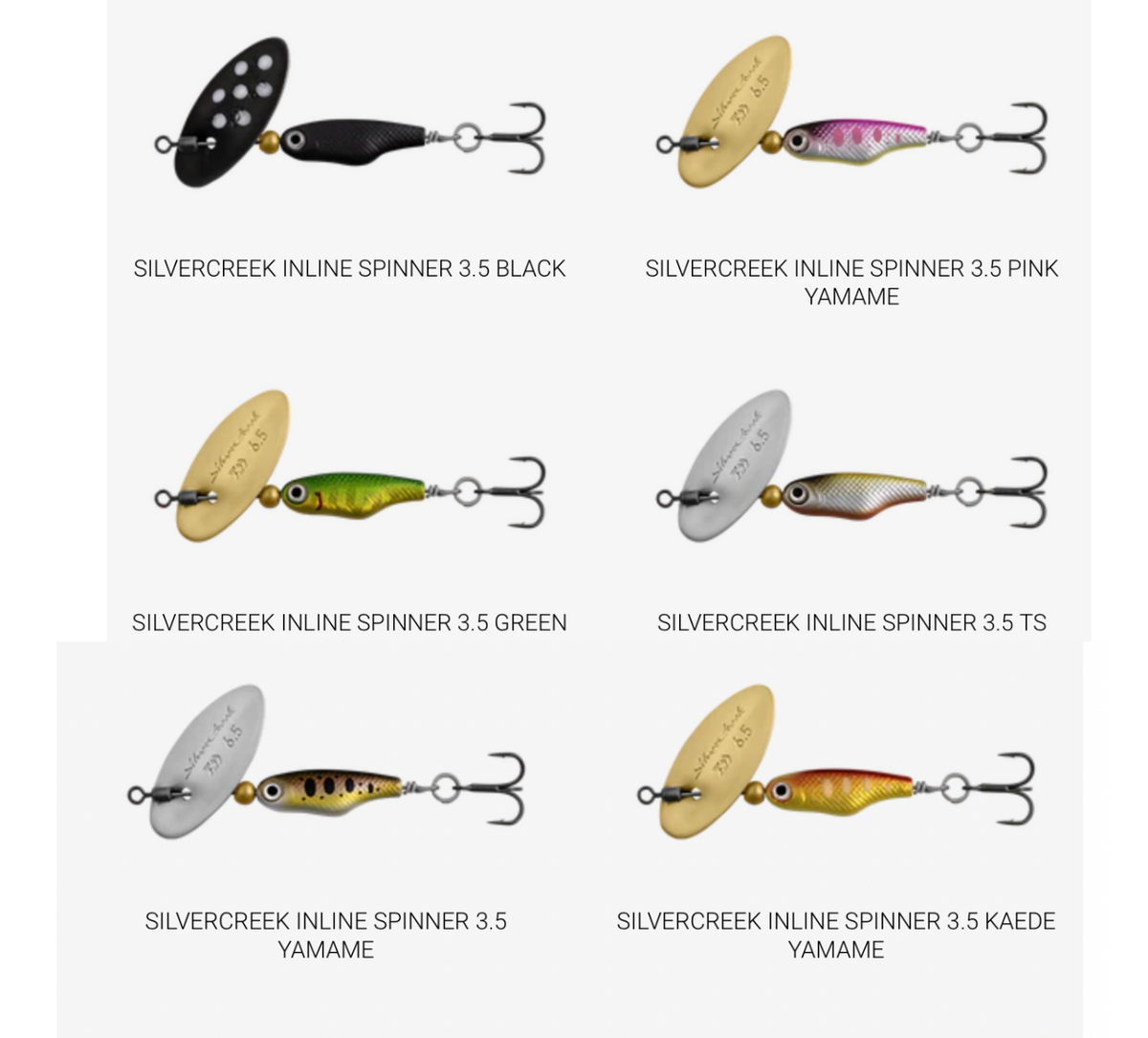 Daiwa Silvercreek Inline Spinner SS – TackleWest
