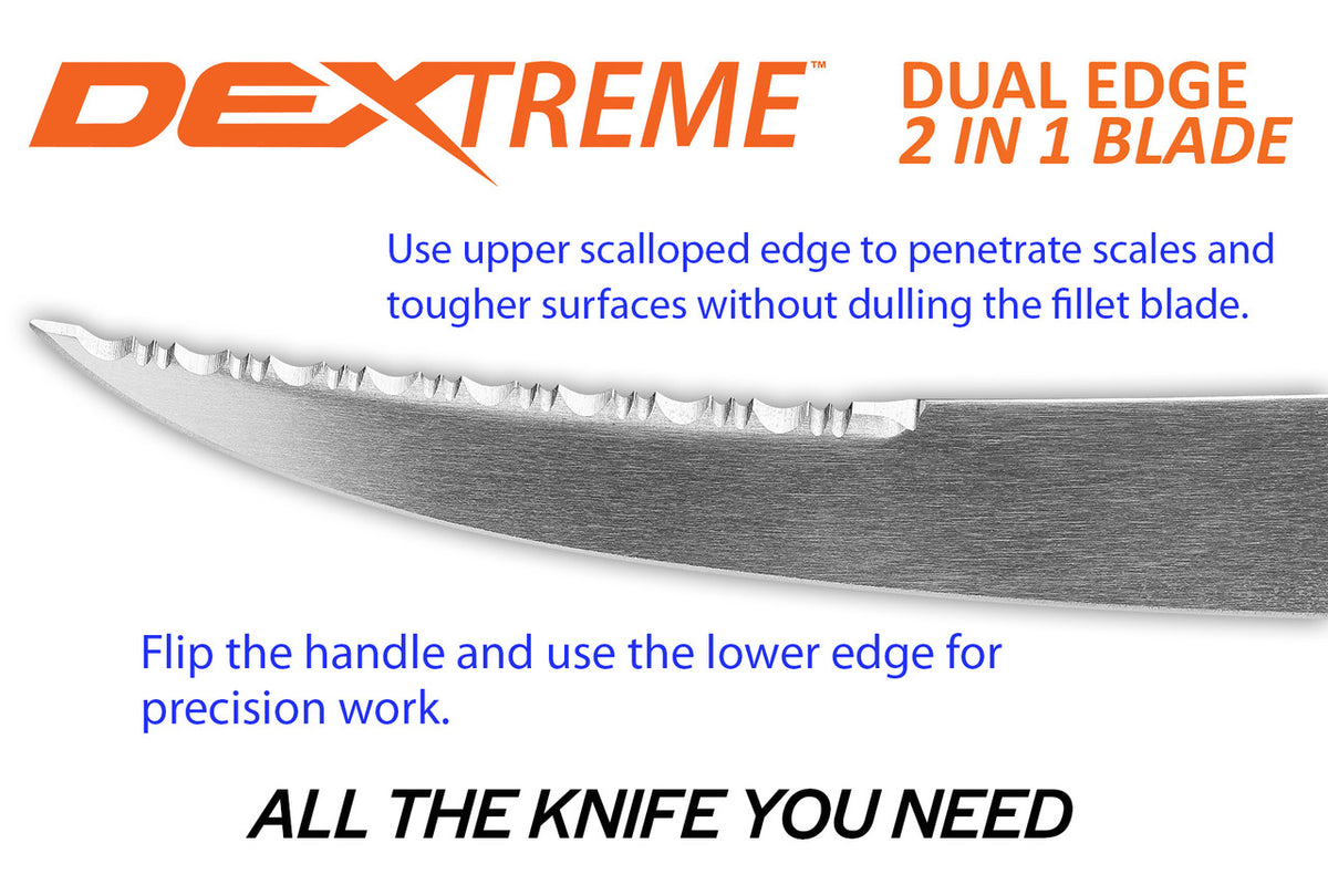 Dexter DEXTREME Dual Edge Stiff Fillet 8in – TackleWest