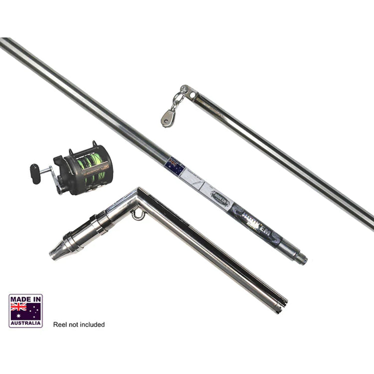 Hookem Teaser Extension Bar 3 Position with Reel Seat 2-piece – TackleWest