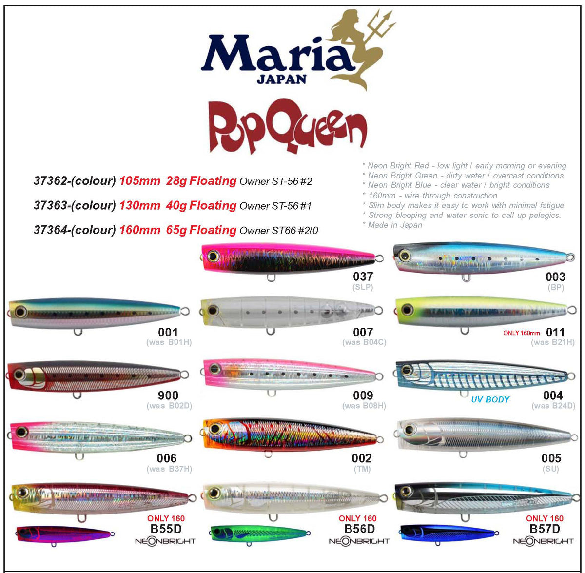 Maria Pop Queen F130 – TackleWest