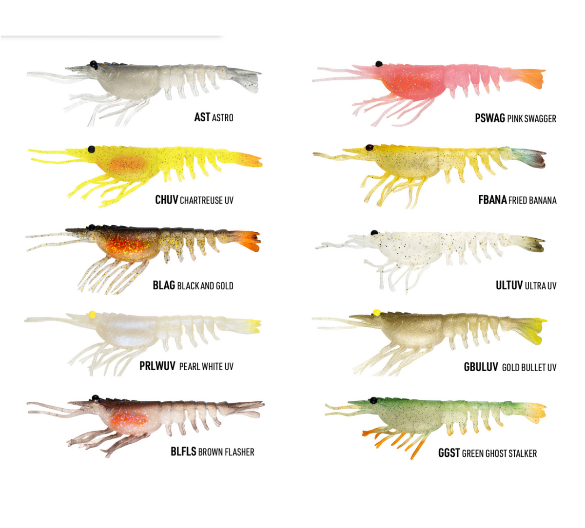 Nomad Design Live Ops Switcher Shrimp 2.3inch 6-pack – TackleWest