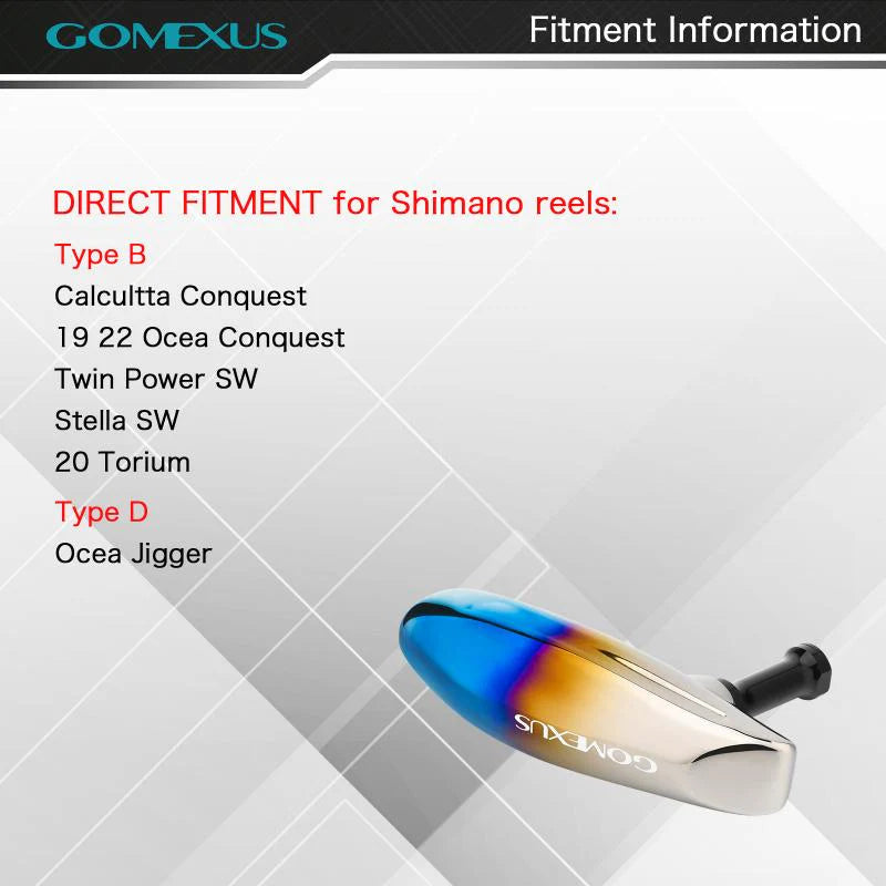 Gomexus 105mm Titanium Power Knob – TackleWest