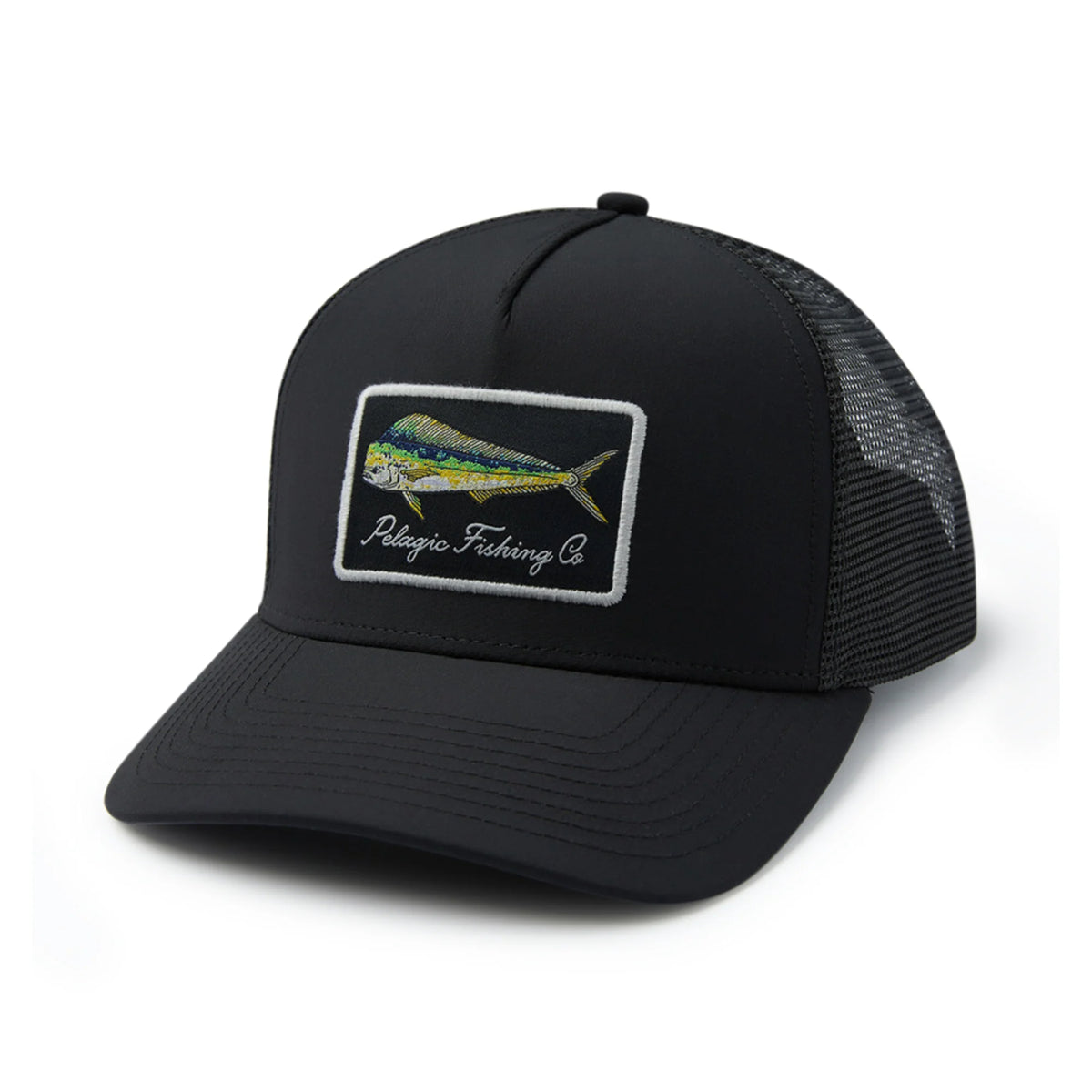 Pelagic Flybridge Goione Mahi Trucker Cap Black – TackleWest