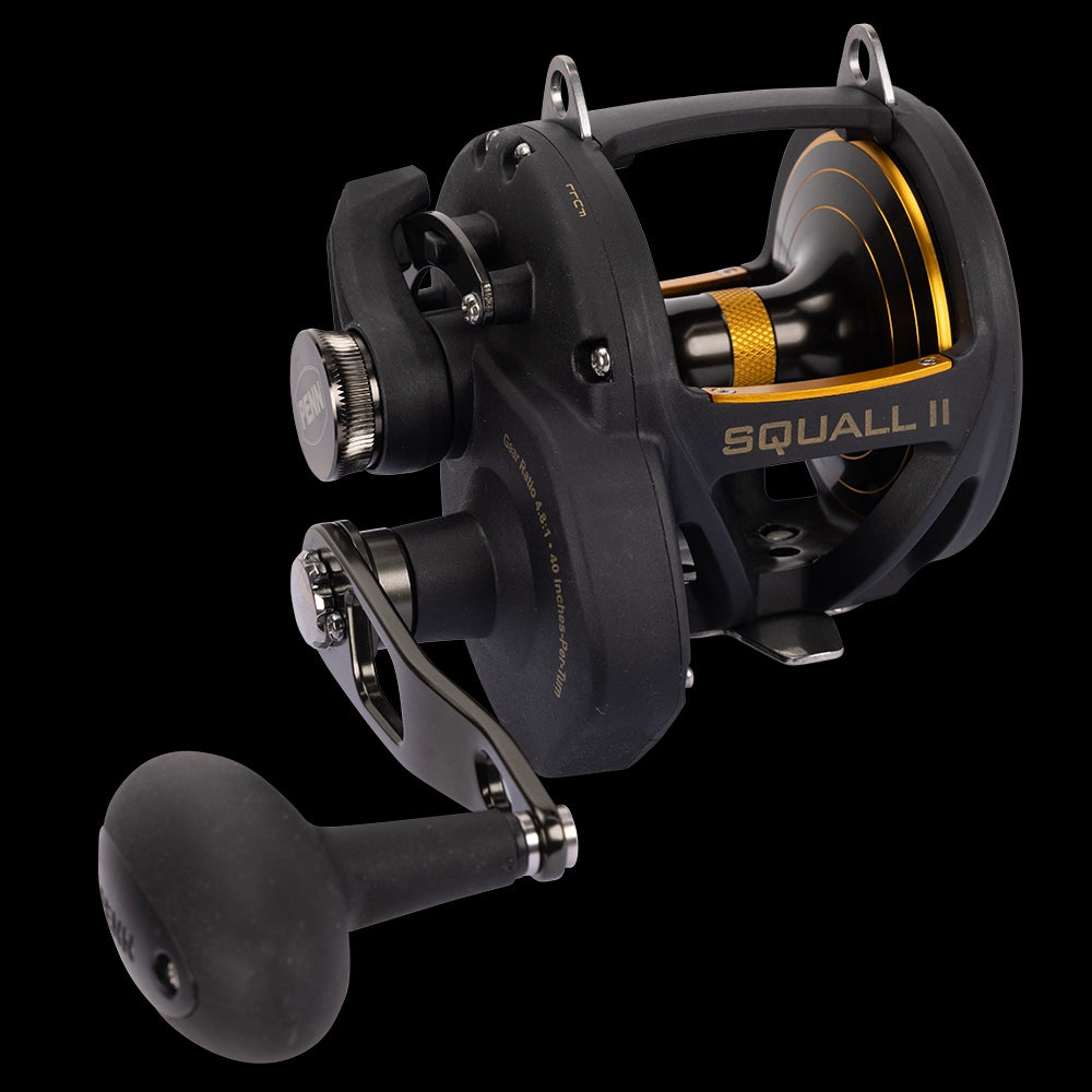 Dura-Drag System Reel Penn Squall II Lever Drag Reel RH Penn Sqlii40ld ...