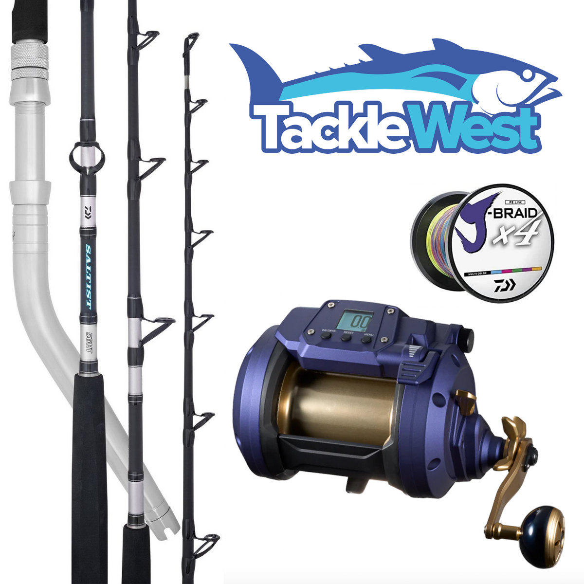 Daiwa Seapower 1200 / Saltist Dendoh Combo – TackleWest
