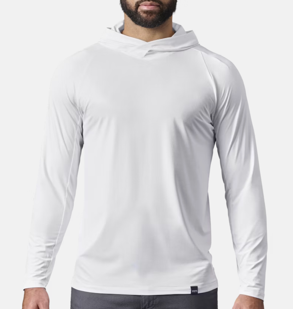 Yeti Hooded Sunshirt White – TackleWest