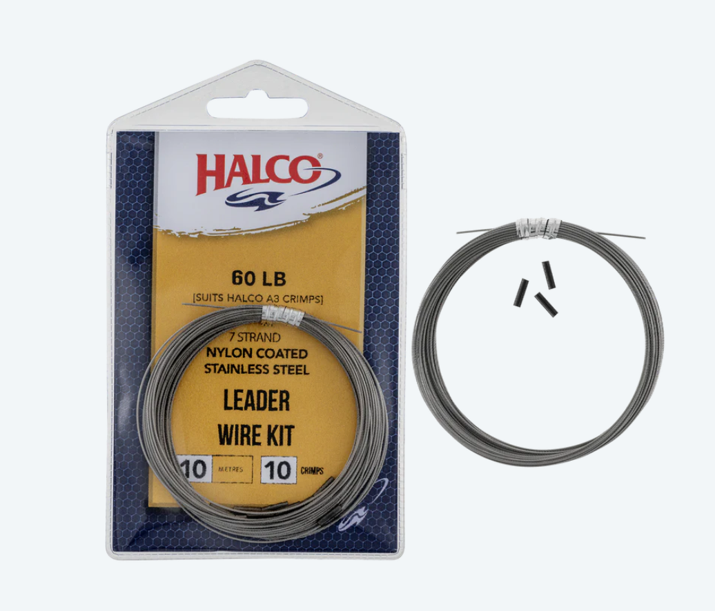 Halco Leader Wire Kit 10m with Sleeves – TackleWest