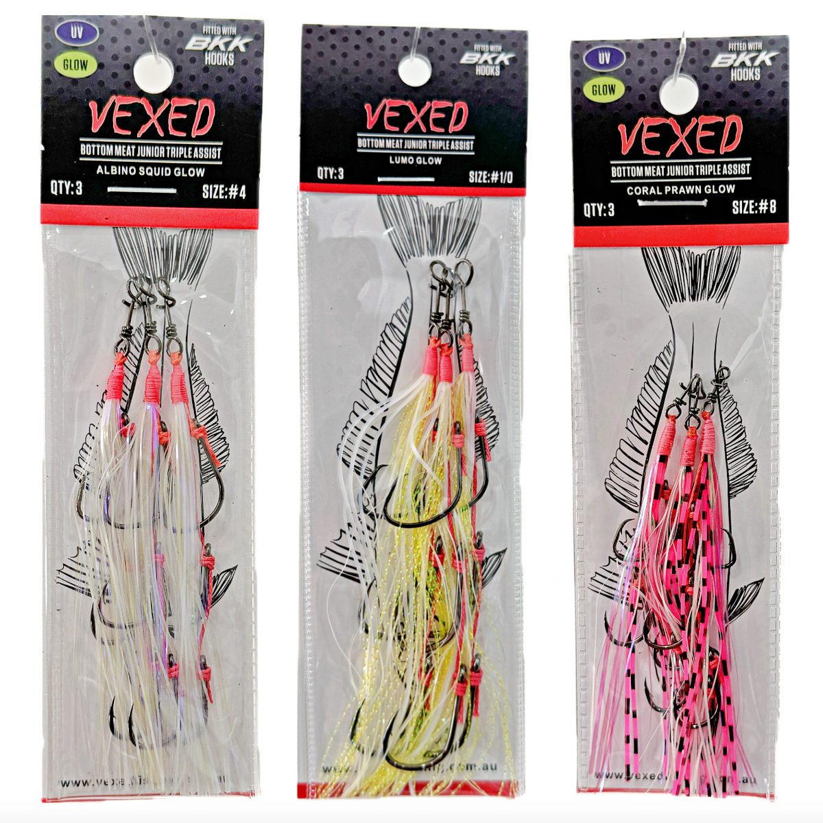 Vexed Bottom Meat Junior Assist 3pk – TackleWest