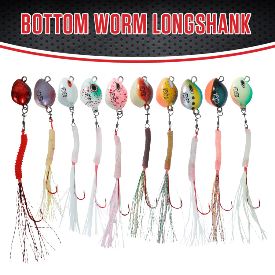 Vexed Bottom Worm Long Shank – TackleWest