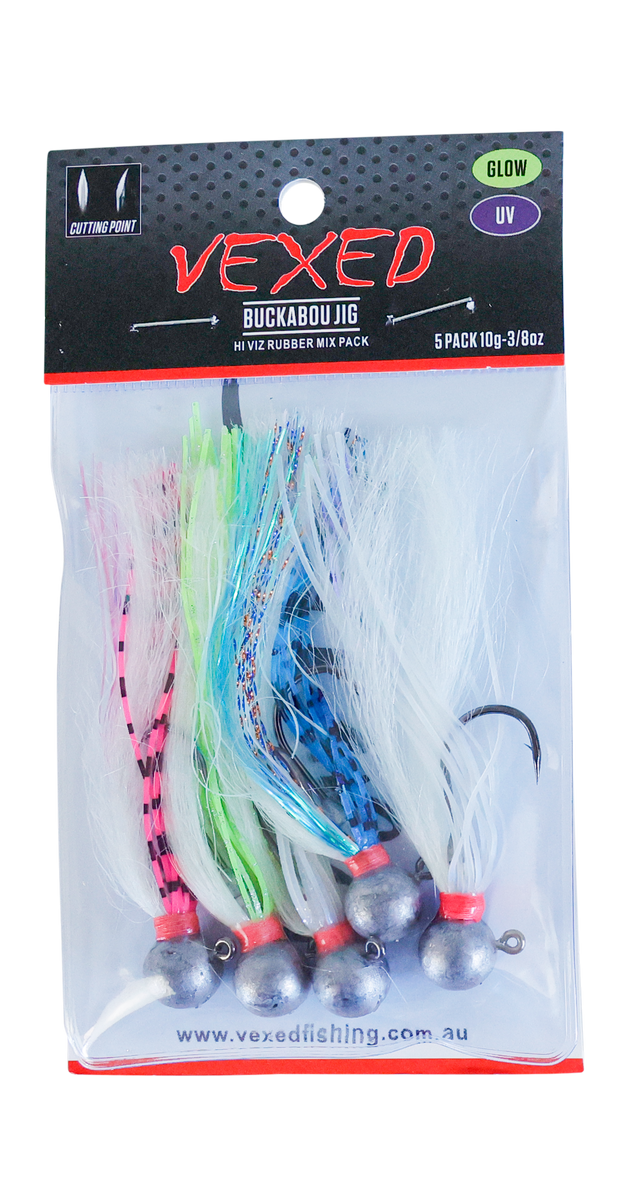 Vexed Buckabou Jig 5pk – TackleWest