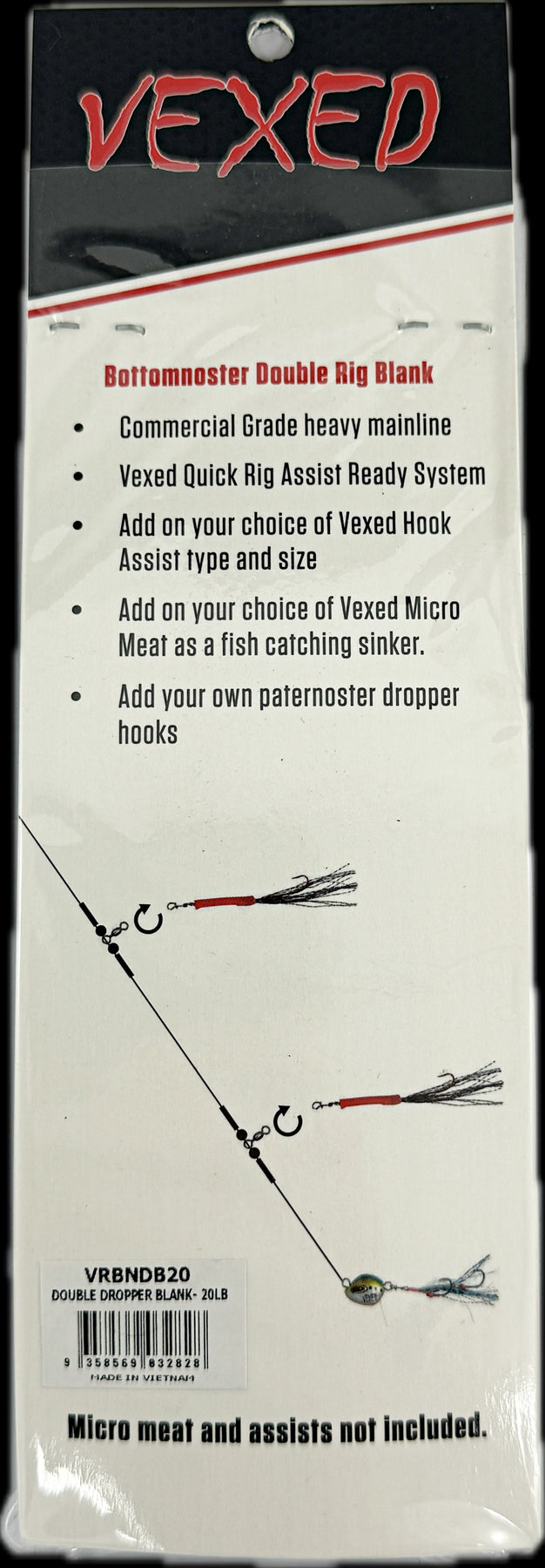 Vexed Doublenoster Rig Blank 3pk – TackleWest