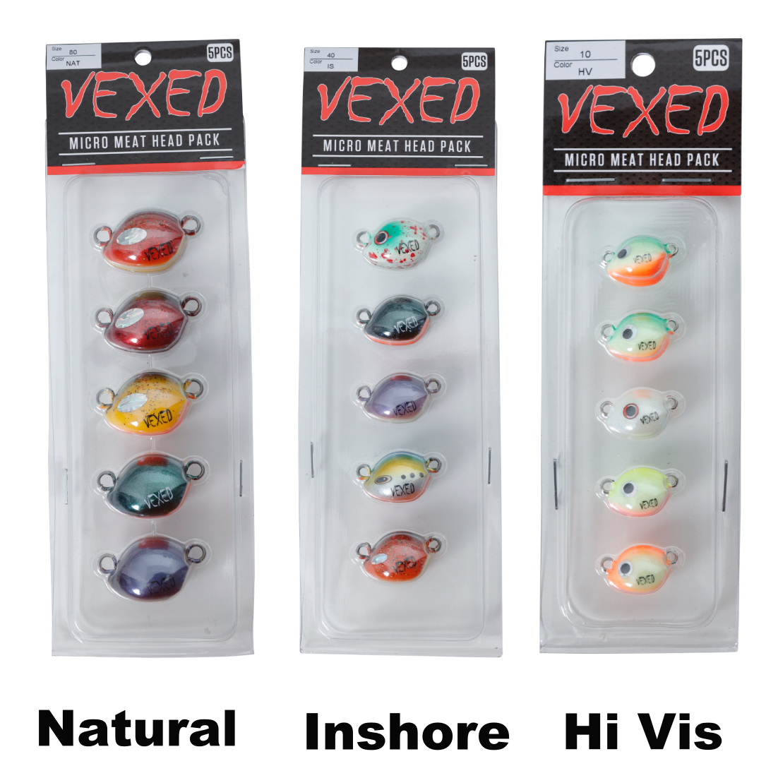 Vexed Micro Meat Spare Head 5pk – TackleWest