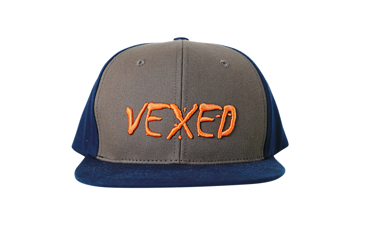Vexed Flatbill Cap Blue/Grey – TackleWest