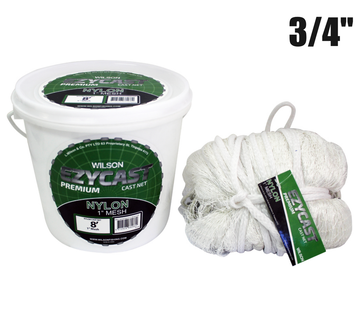 Wilson Ezi-Cast Cast Net Nylon 3/4inch Mesh – TackleWest